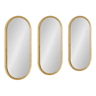 Caskill Capsule Framed Wall Mirror Set, 3 Piece - Contemporary ...