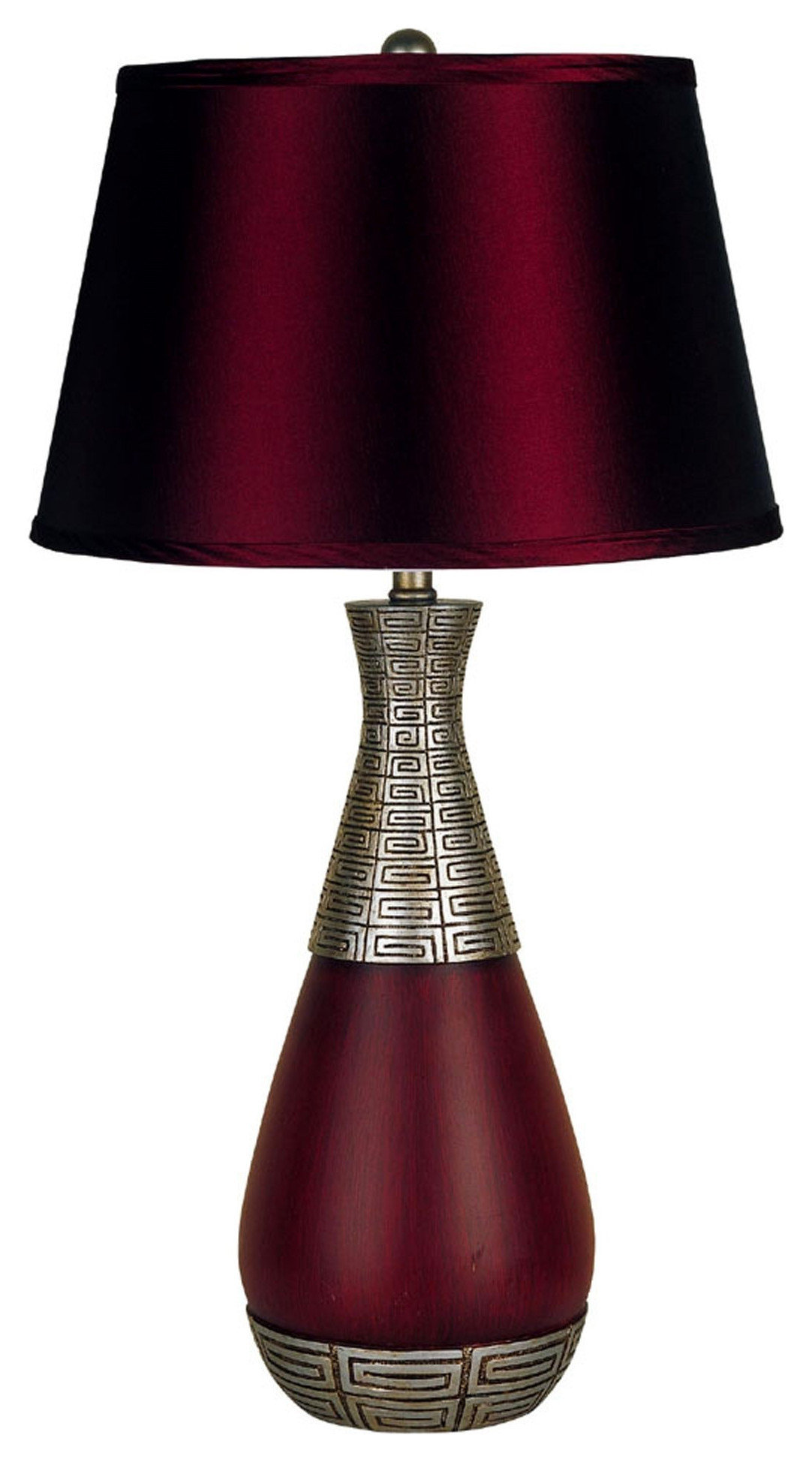 Contemporary Maroon Table Lamp - Contemporary - Table Lamps - by ...