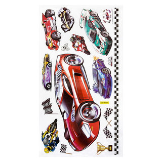 Car Racing - Wall Decals Stickers Appliques Home Decor - Contemporary ...