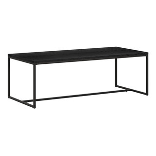 47" Black Modern Rectangular Coffee Table - Industrial - Coffee Tables ...