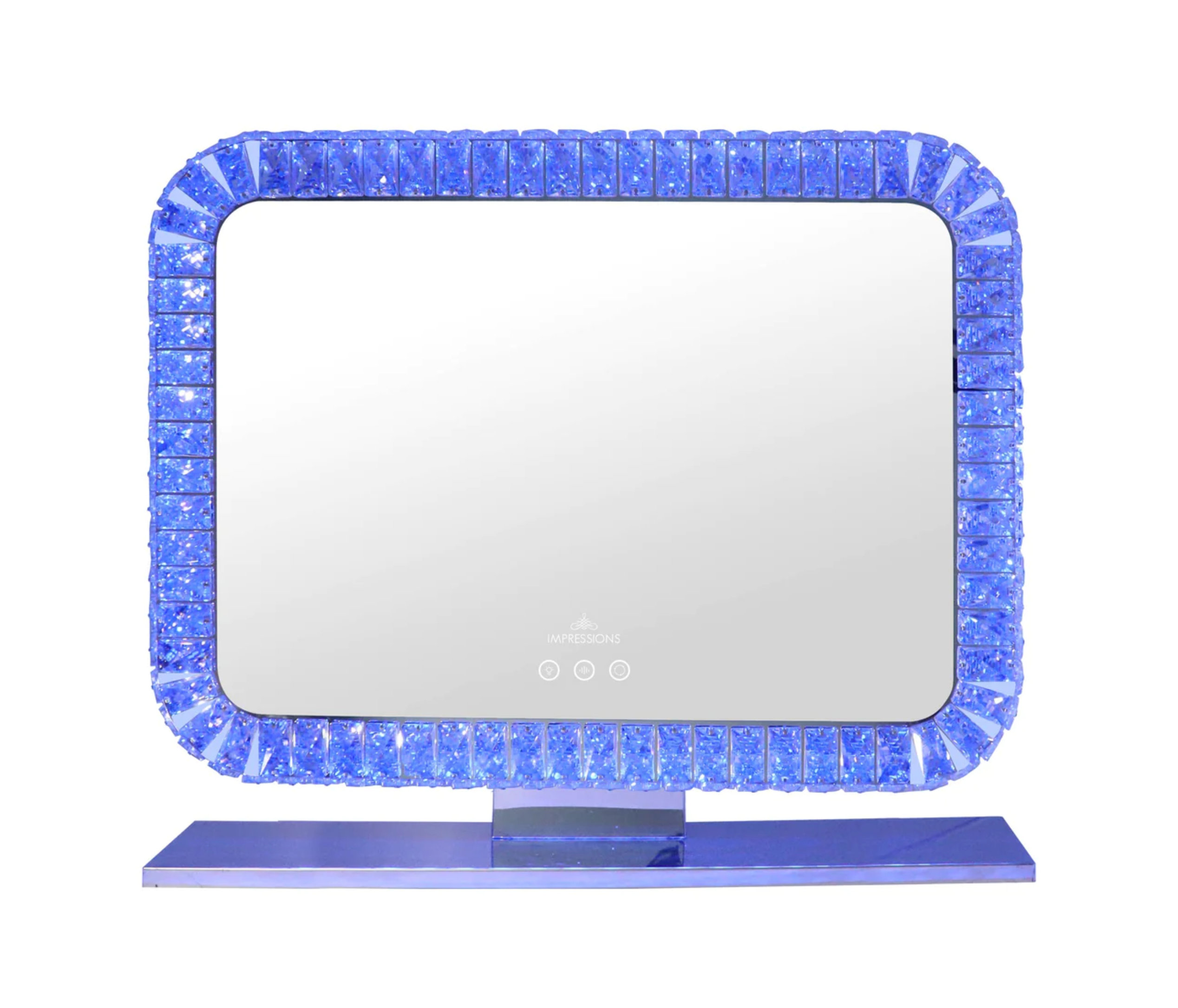 Bling Collection Landscape RGB Vanity Mirror - Contemporary - Makeup ...