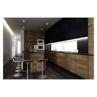 Rooftop Glass House - Kitchen - New York - by Raad Studio | Houzz