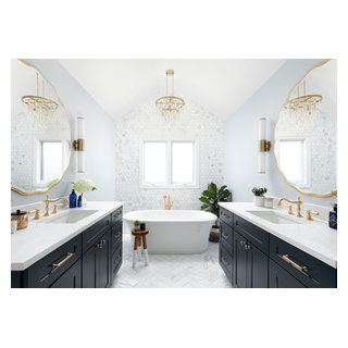 Pretty Serene - Transitional - Bathroom - Chicago - by Esslinger Design ...