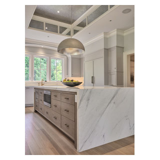 Contemporary Shingle Style - Transitional - Kitchen - New York - by ...