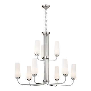 Kichler Truby Nine Light Chandelier - Farmhouse - Chandeliers - by ...