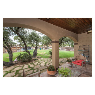 Rustic Texas Porch - Rustic - Verandah - Austin - by Japhet Builders ...