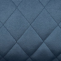 Studio Accent Chair, Royal Blue Velvet With Diamond Tuft and Stainless ...