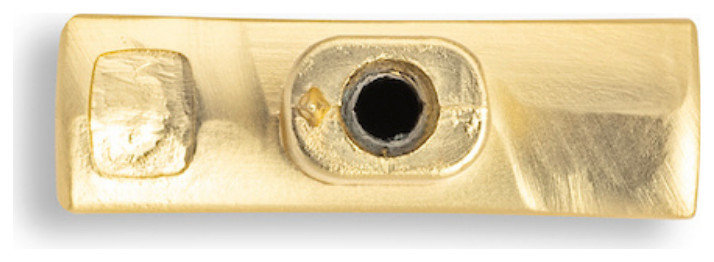 Diversa Hardware Brushed Gold Arched Cabinet Hardware, Arched Knob ...
