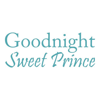 Decal Vinyl Wall Sticker Goodnight Sweet Prince Quote, 12"x30 ...