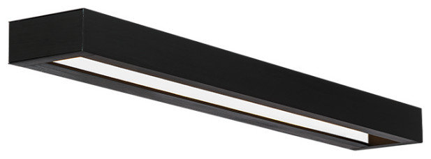 Open Bar LED Bath and Vanity Light, Black - Modern - Bathroom Vanity ...