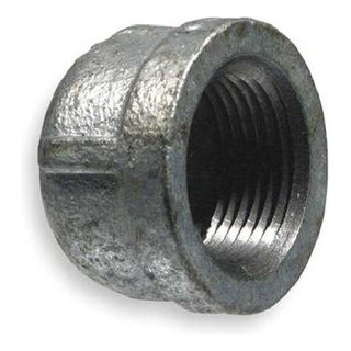 Galvanized Malleable Iron Pipe Cap, With Female Thread, 0.5", 1 ...