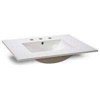 Ryvyr CST310 31" Vitreous China Vanity Top - Contemporary - Vanity Tops ...