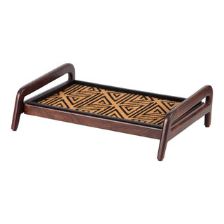 Double-Tier Stand, 2-Pair Rubber Boot Tray - Midcentury - Shoe Storage ...