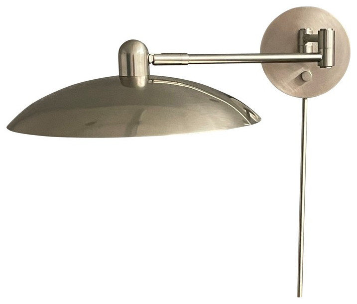Ridgeline LED Wall Swing Lamp in Satin Nickel - Transitional - Swing ...