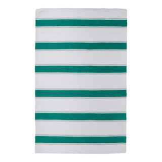 Feizy R8080LGN Aleta Hand Tufted Green / White Area Rugs, 5' x 8 ...