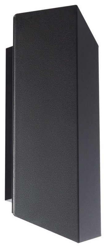 Summit LED Outdoor Wall Sconce, Black - Modern - Outdoor Wall Lights ...