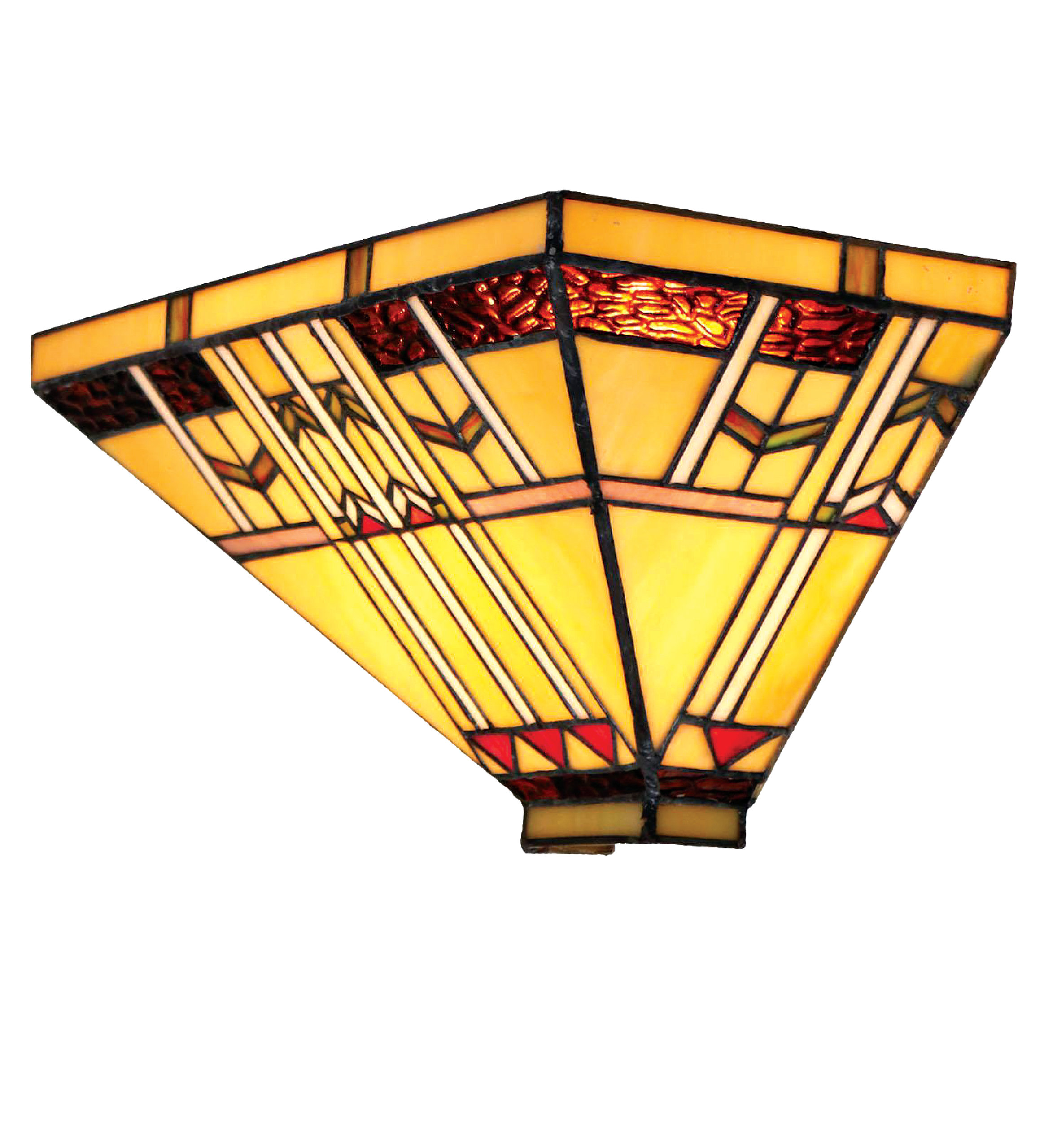 14" Wide Prairie Peaks Sconce - Craftsman - Wall Sconces - by Meyda ...