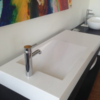 Badeloft Stone Resin Wall-mounted Sink - Modern - Bathroom Sinks - by ...
