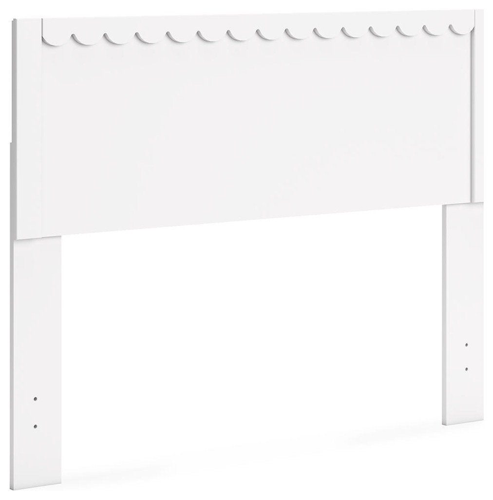 Hallityn White Panel Headboard, Full - Transitional - Headboards - by ...