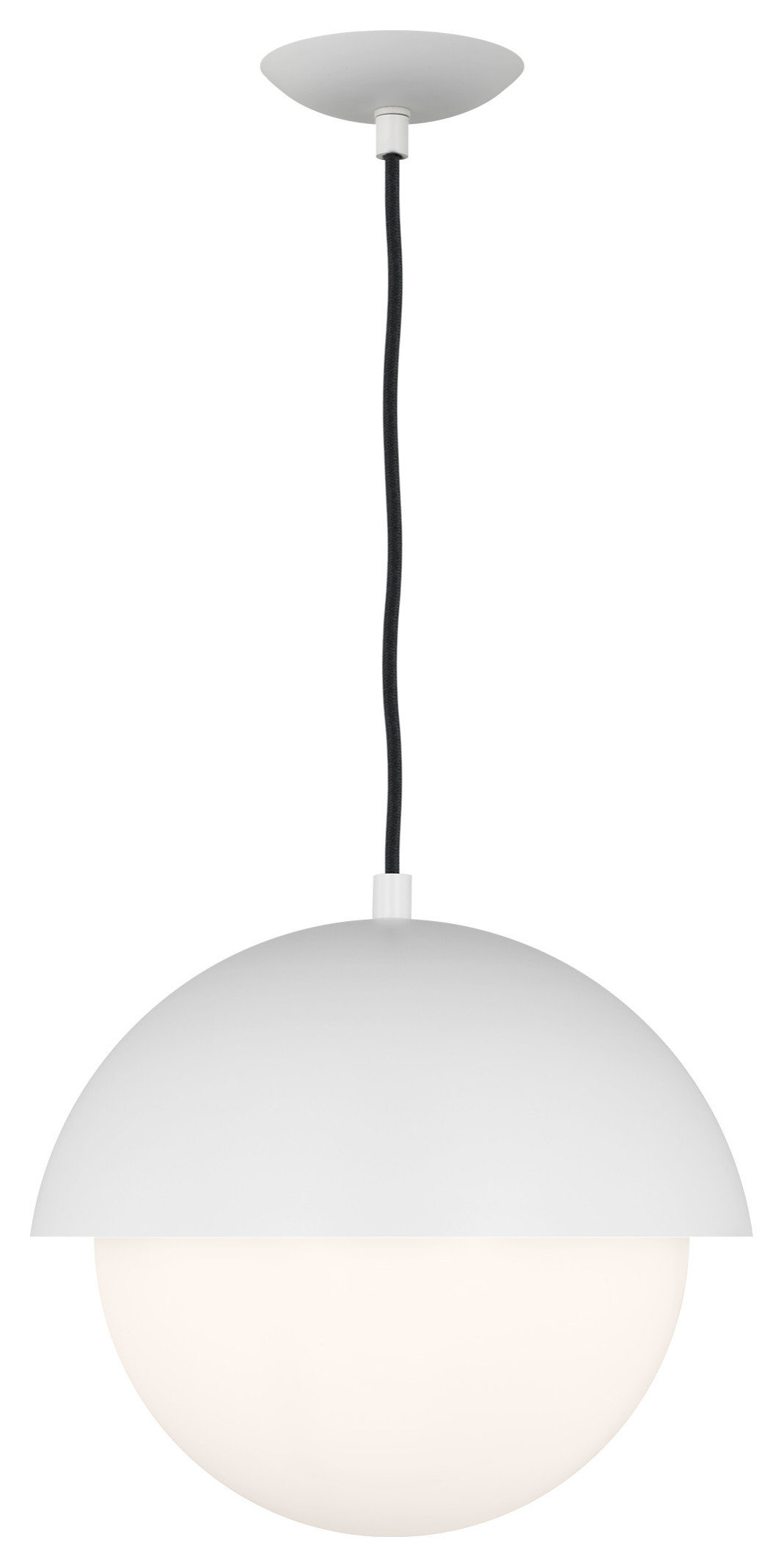 Hyde 1-Light Indoor Pendant Ceiling Light, Matte White - Contemporary ...