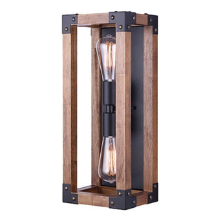 Moss 2 Light Wall Fixture - Industrial - Wall Sconces - by ShopFreely ...