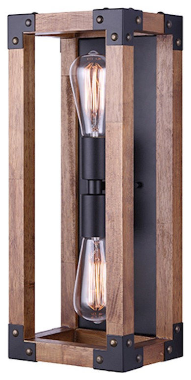 Moss 2 Light Wall Fixture - Industrial - Wall Sconces - by ShopFreely ...