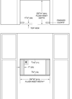 How to get this flush installation look?