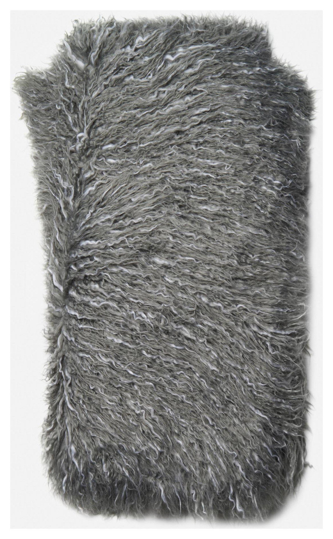 Loloi Throws T0032 Grey 4'-2" X 5', 4'-2" X 5' - Contemporary - Throws ...