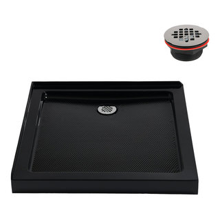 Streamline NT-2131-36BL-RH 36"x36" Shower Base, Drain Included - Modern ...