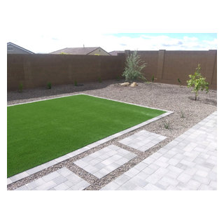 Backyard Refresh in Waddell - Modern - Landscape - Other - by ...