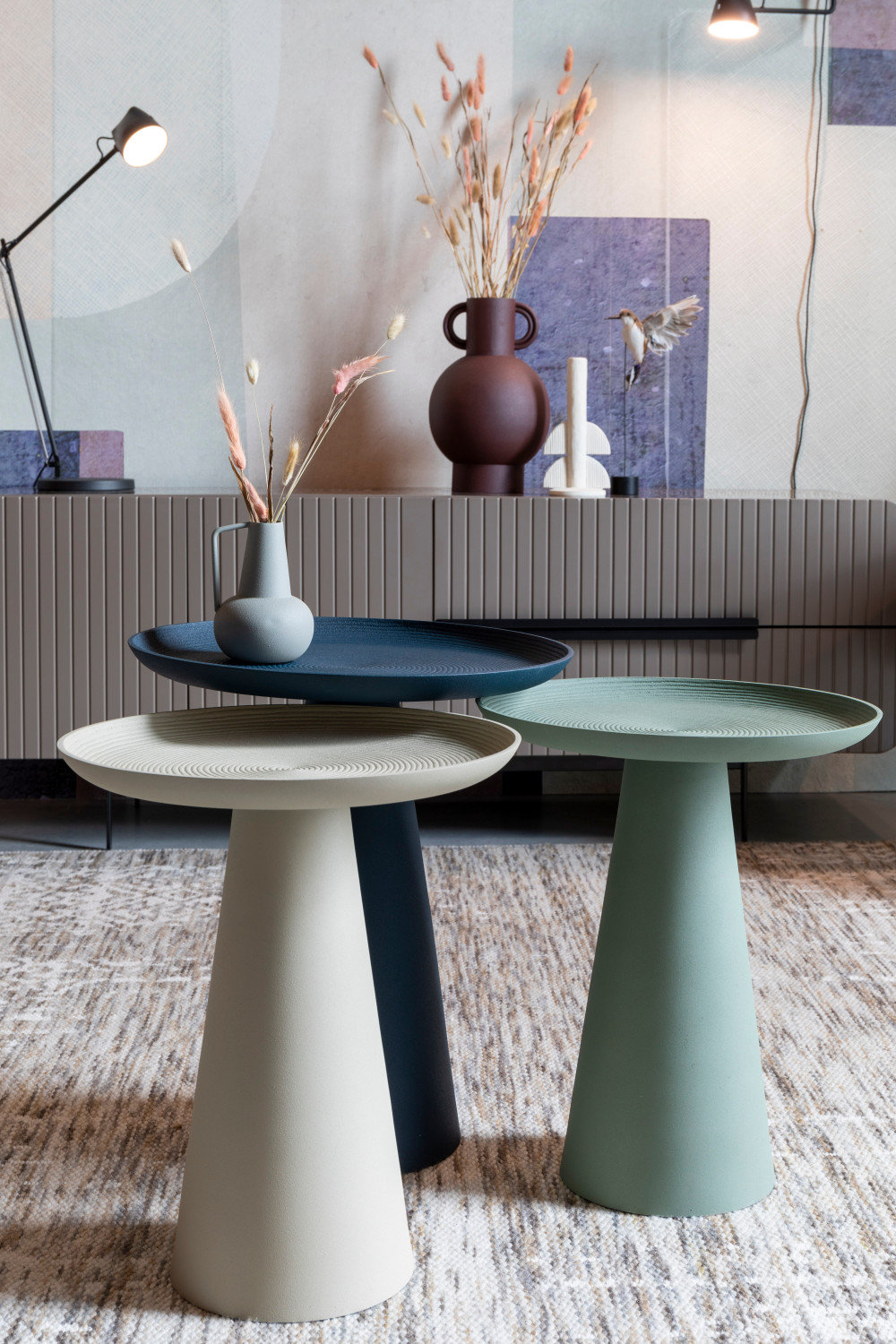 Modern Pedestal Side Table M | DF Ringar - Contemporary - Side Tables ...