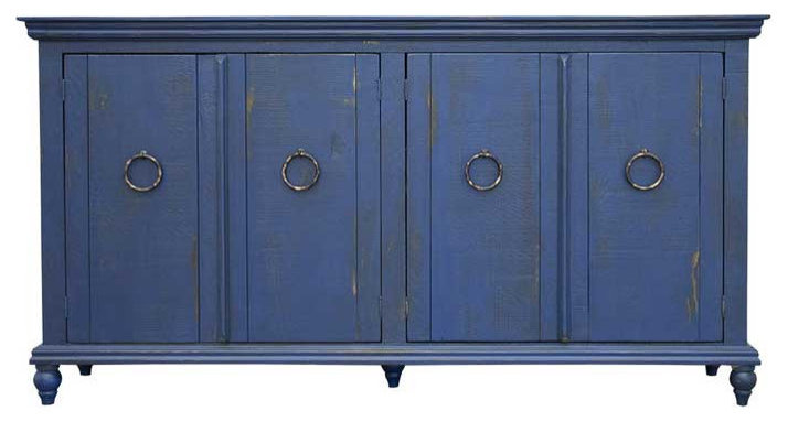 Blue Console Table 73" - French Country - Console Tables - by san ...