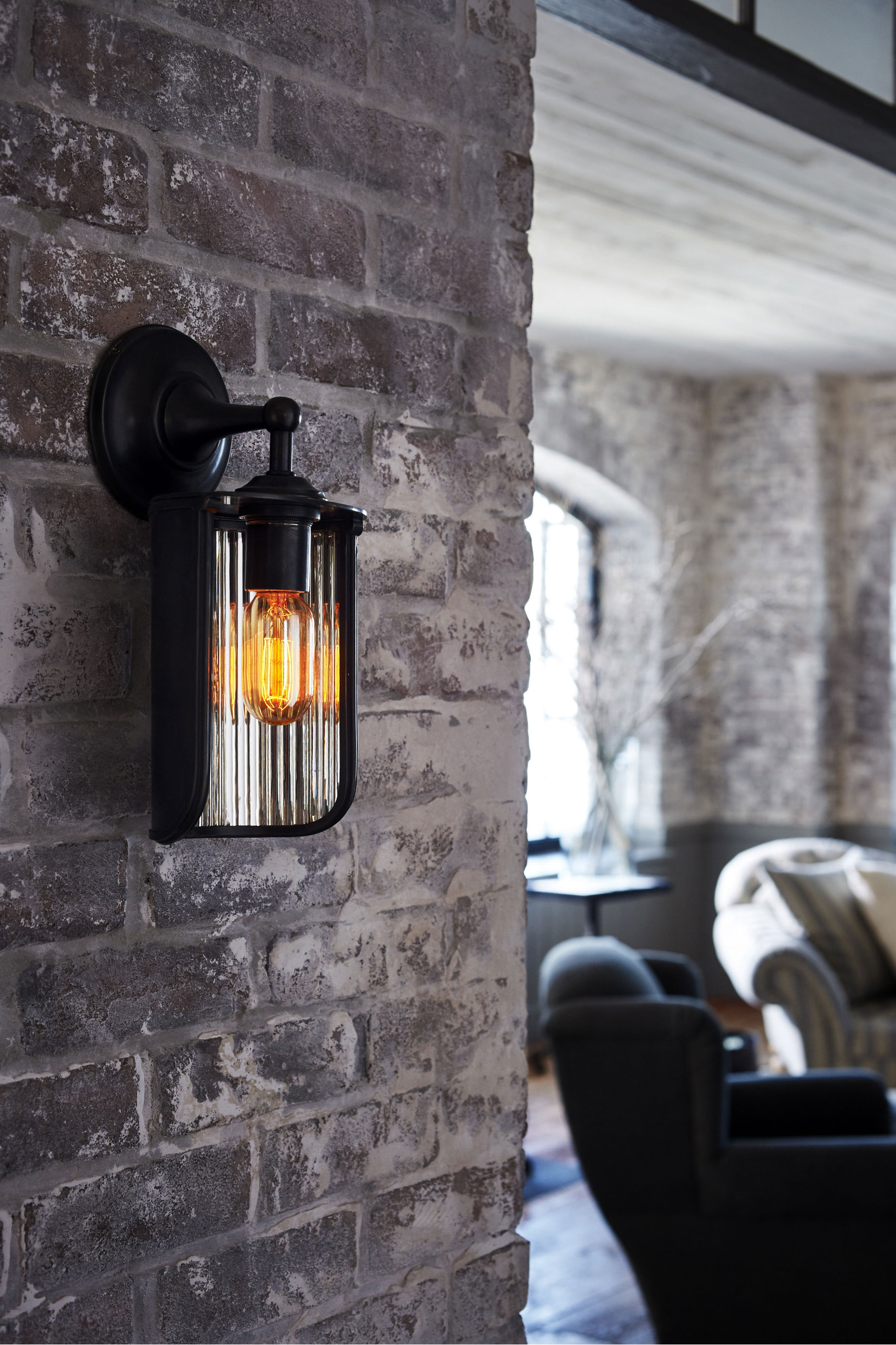 Rivington Bronze Shield Sconce - Industrial - Wall Sconces - by ...