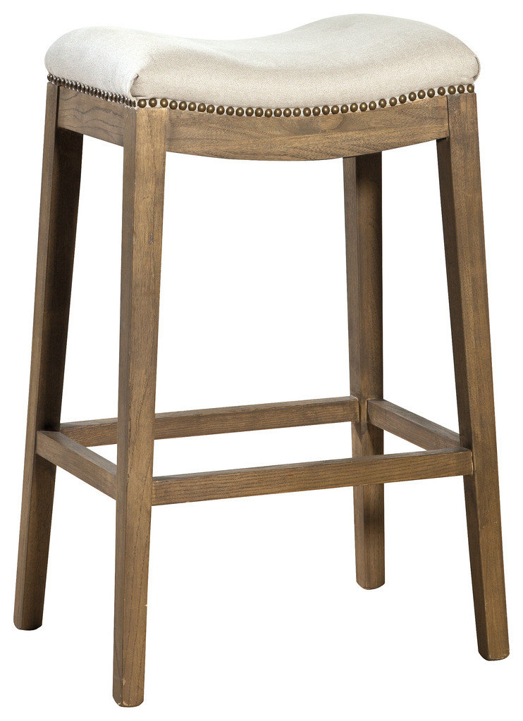 Linen Counter Stool - Transitional - Bar Stools And Counter Stools - by ...