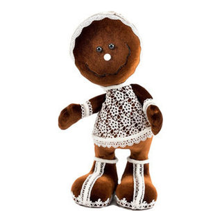 December Diamonds Gingerbread Village 16" Gingerbread Lace Girl ...