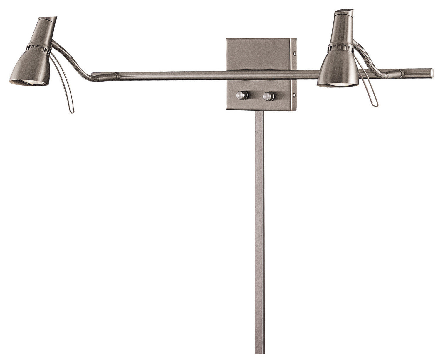 Second Marriage LED Wall Lamp, Brushed Nickel - Transitional - Swing ...