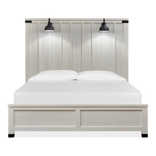 Complete Panel Bed, Queen - Farmhouse - Platform Beds - by Magnussen ...