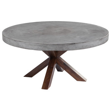 The 15 Best Concrete-Top Dining Room Tables | Houzz