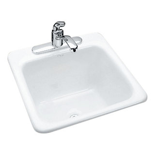 Laundry Tray: Ledge Type - Self Rimming - Transitional - Utility Sinks ...