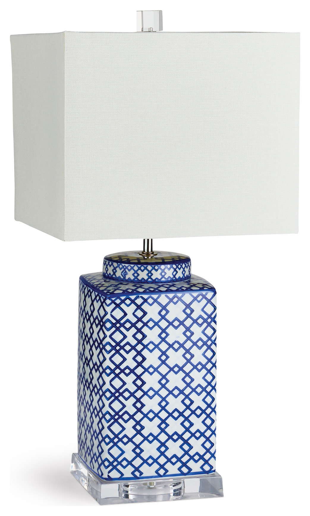 Fretwork Square Lamp Large - Contemporary - Table Lamps - by Napa Home ...