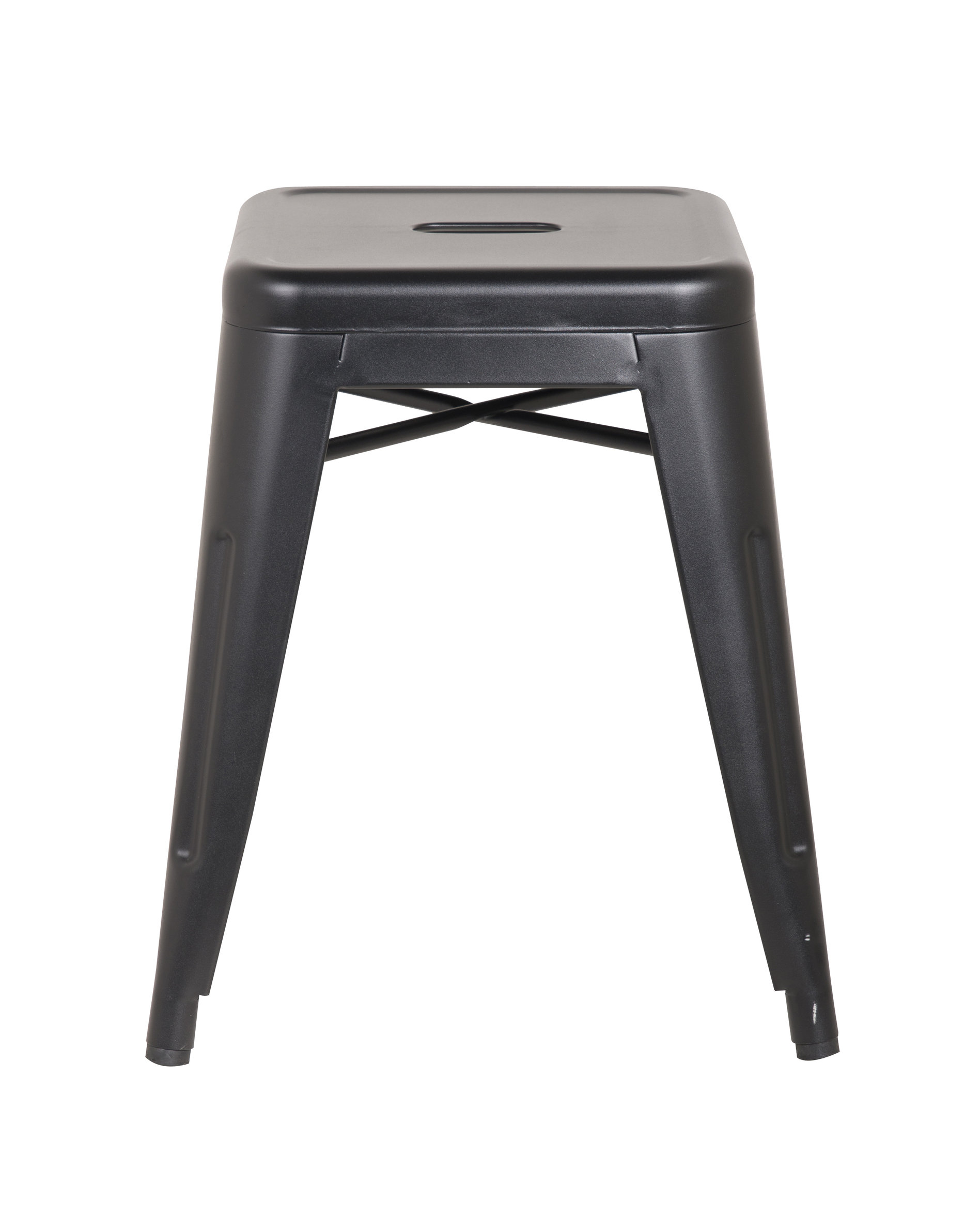 Highland Commercial Grade Stool, Frosted Black, Set of 4 - Industrial ...