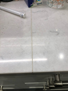 Bad quartz seam? (silestone lagoon)