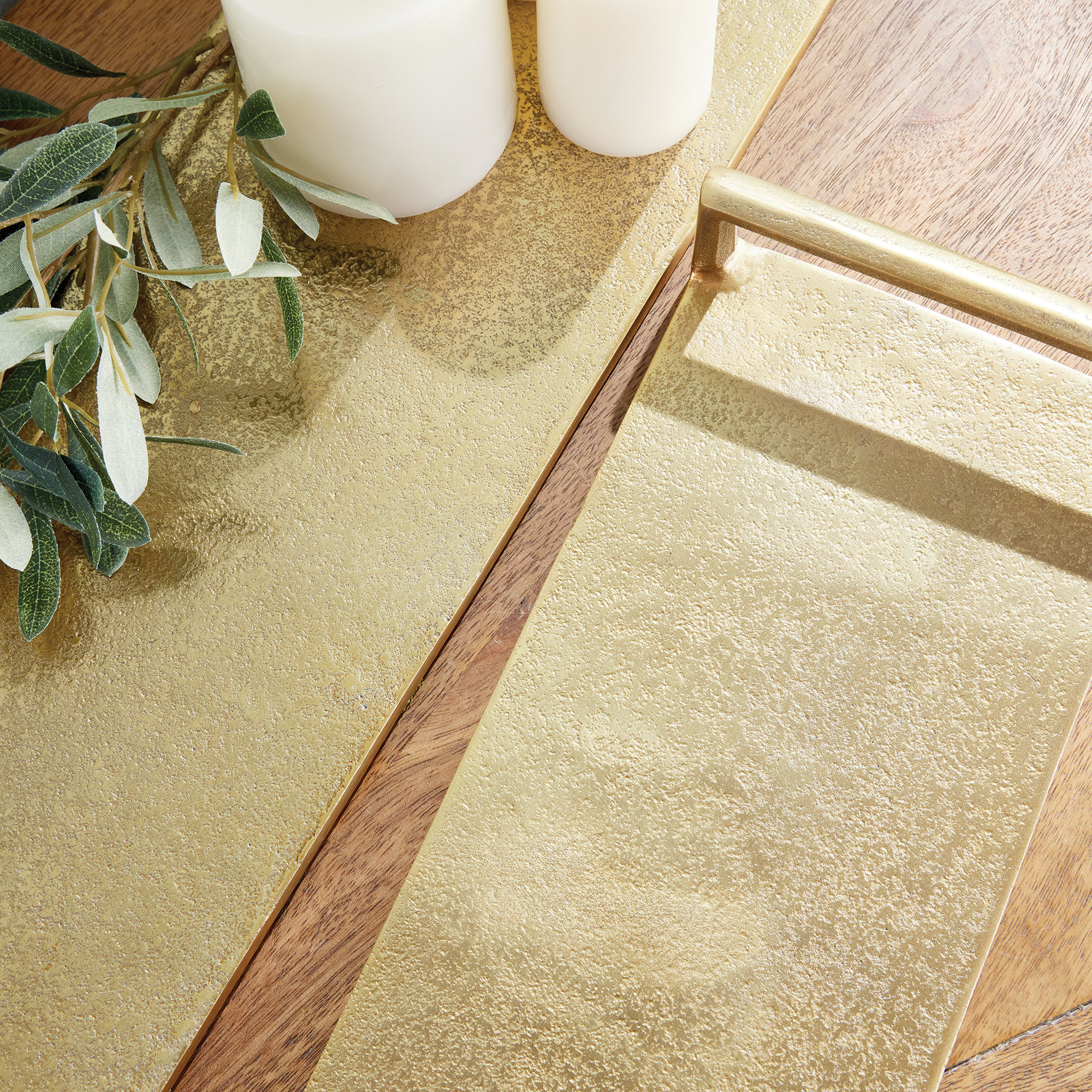 Elora Decorative Narrow Tray Set - Contemporary - Serving Trays - by ...