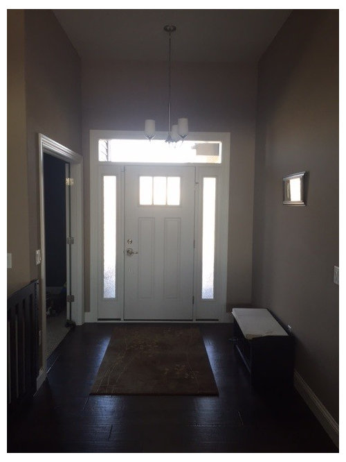 Help! my front door is 4 inches off from being centered.