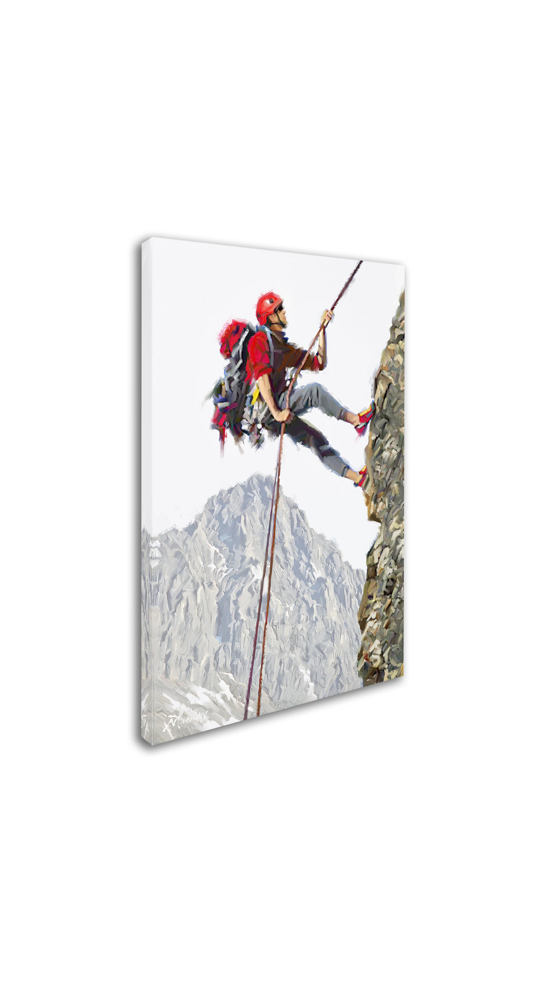The Macneil Studio 'Climber' Canvas Art, 30"x 47" - Contemporary ...