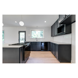 Split Level Whole Home Reno - Midcentury - Kitchen - Richmond - by RIC ...