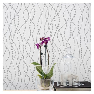 Pearls Allover Stencil Trendy Easy DIY Home Decor For Walls, Large ...