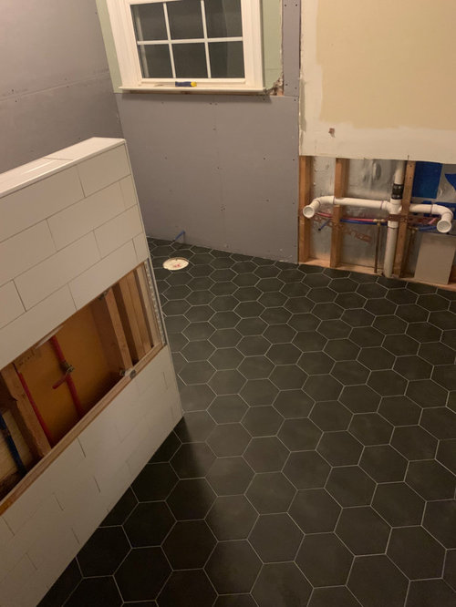 How do I handle a tile job I am unhappy with? Tile looks different