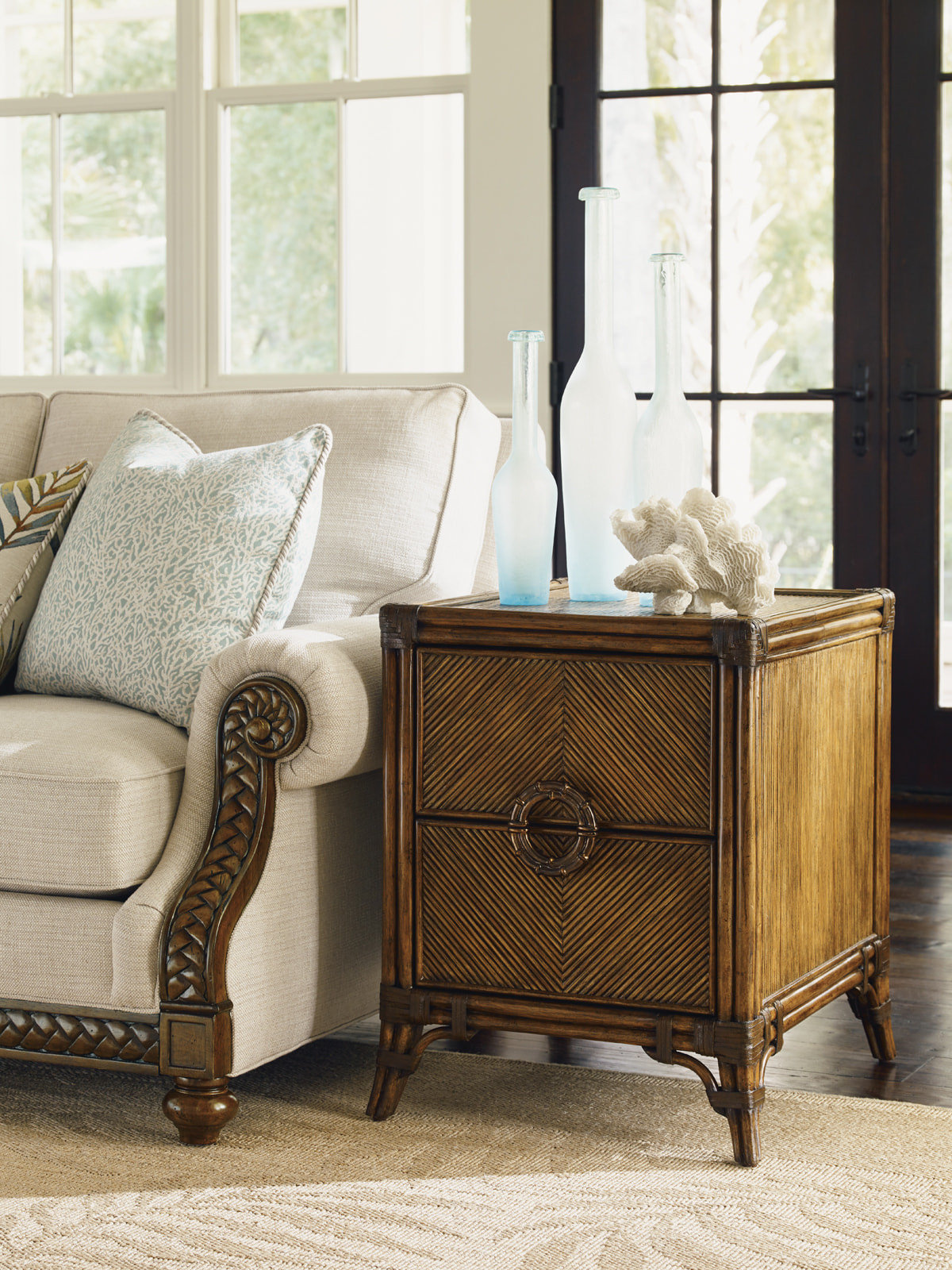 Bungalow Chairside Chest - Tropical - Accent Chests And Cabinets - by ...