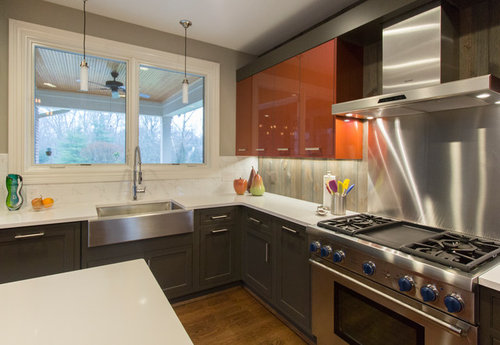 A traditional spec house kitchen gets a BIG makeover